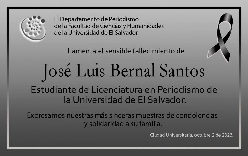 ¿Quién era José Bernal? El joven que se quitó la vida en horas de esta ...